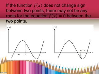 Bisection and fixed point method | PPT | Physics | Science