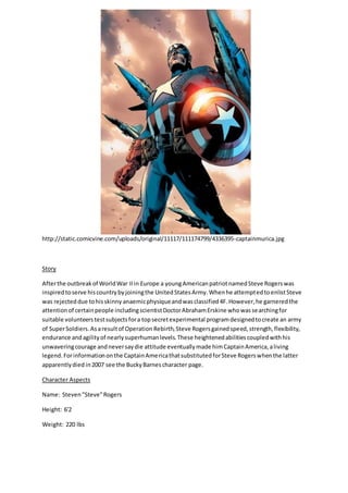 Task 1 captain america | DOCX
