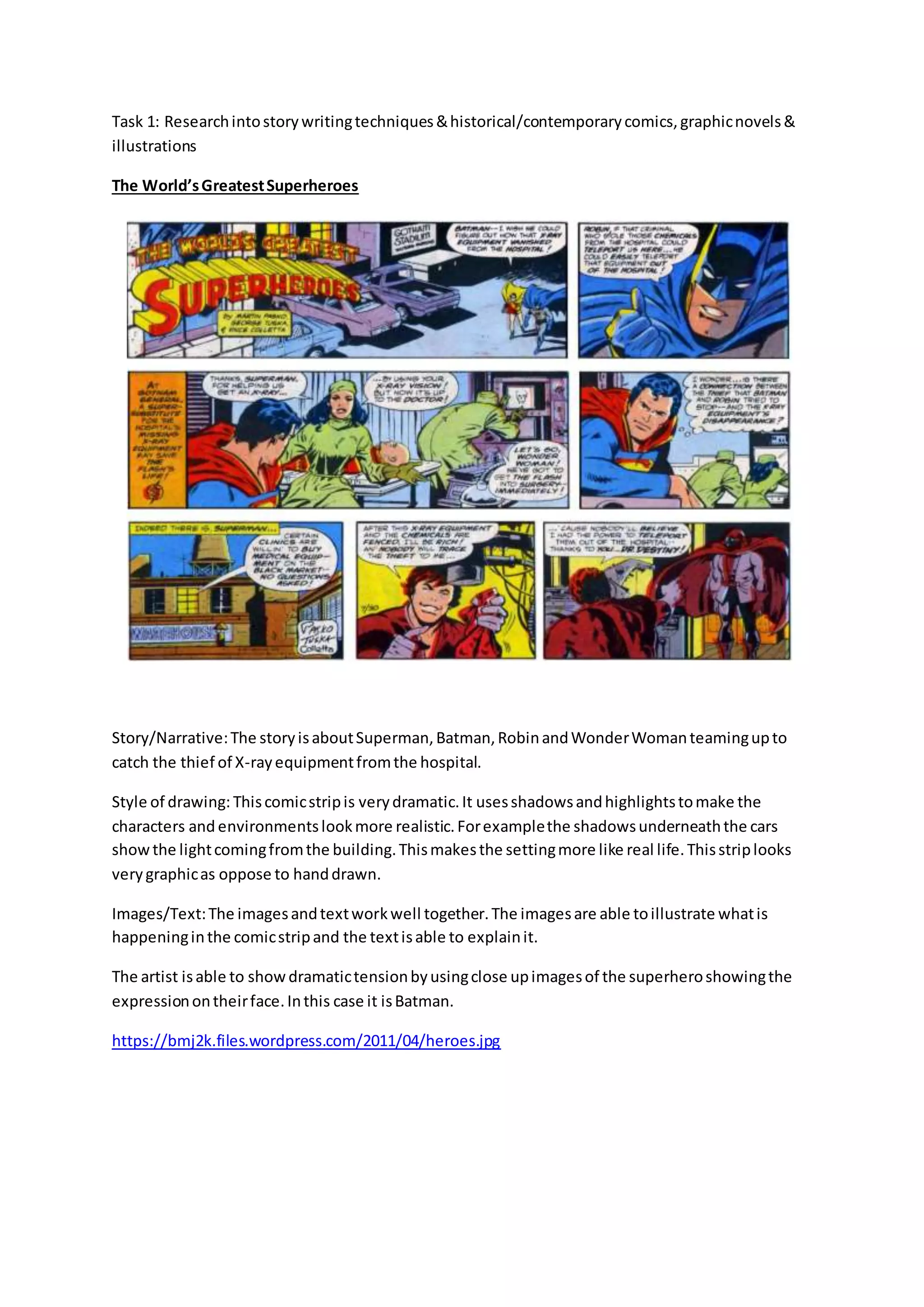 Task 1 comic strip analysis | DOCX