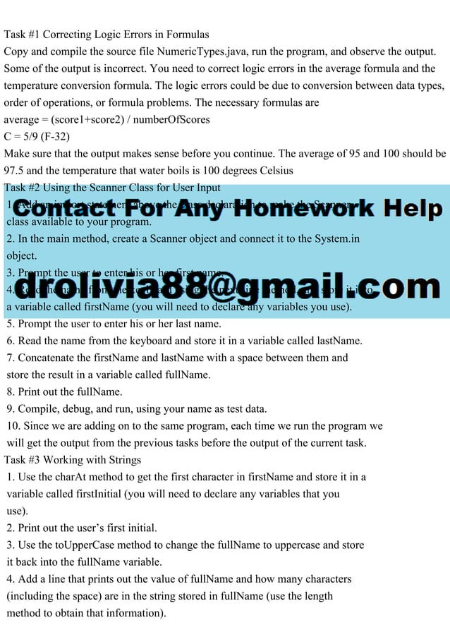 Task #1 Correcting Logic Errors in FormulasCopy and compile the so.pdf | Programming Languages ...