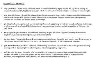 Task 1 – digital graphics for computer games | PPT