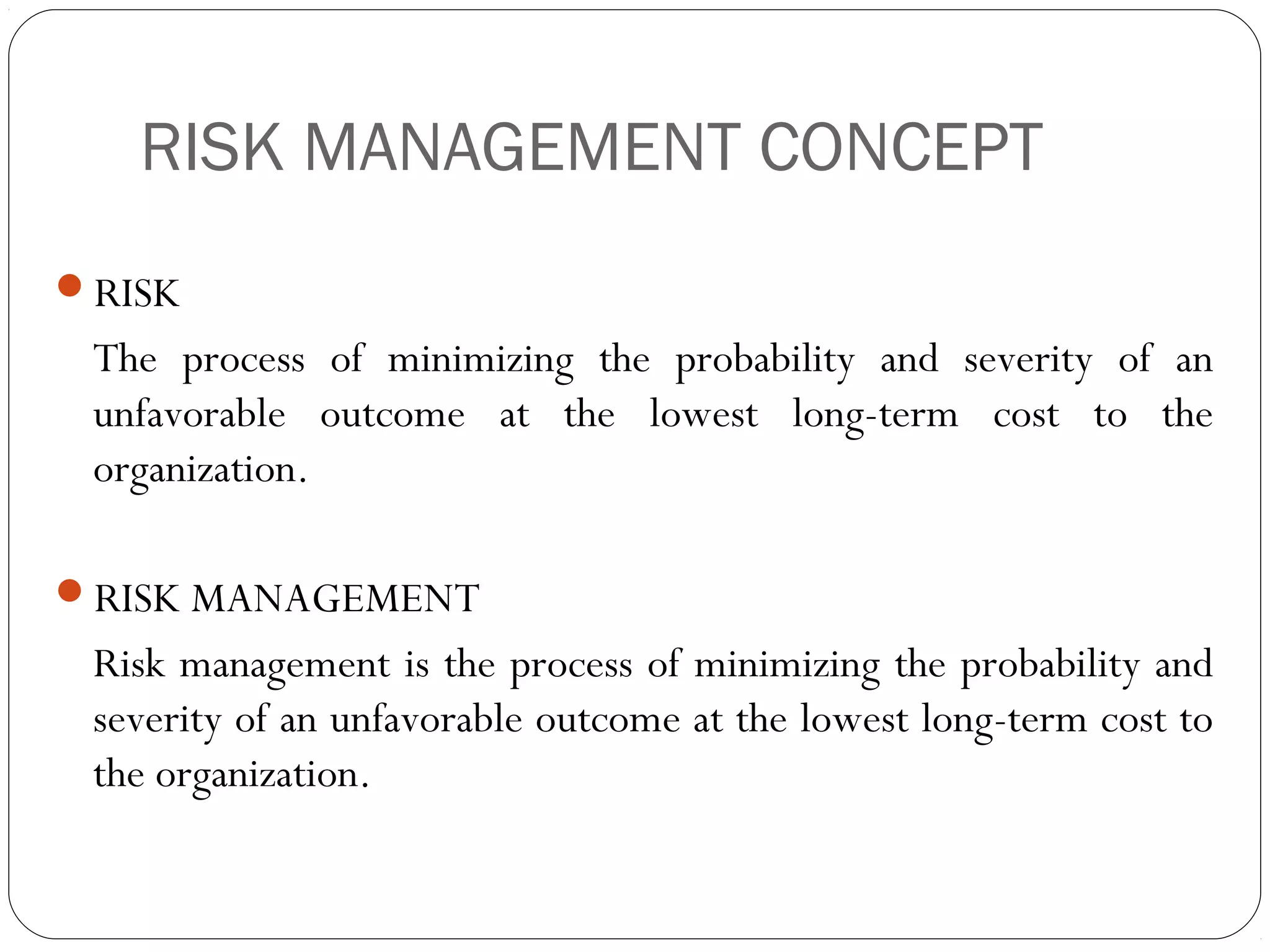 Task 1 entreprise risk management | PPT