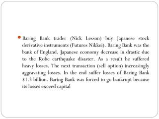 Task 1 entreprise risk management | PPT