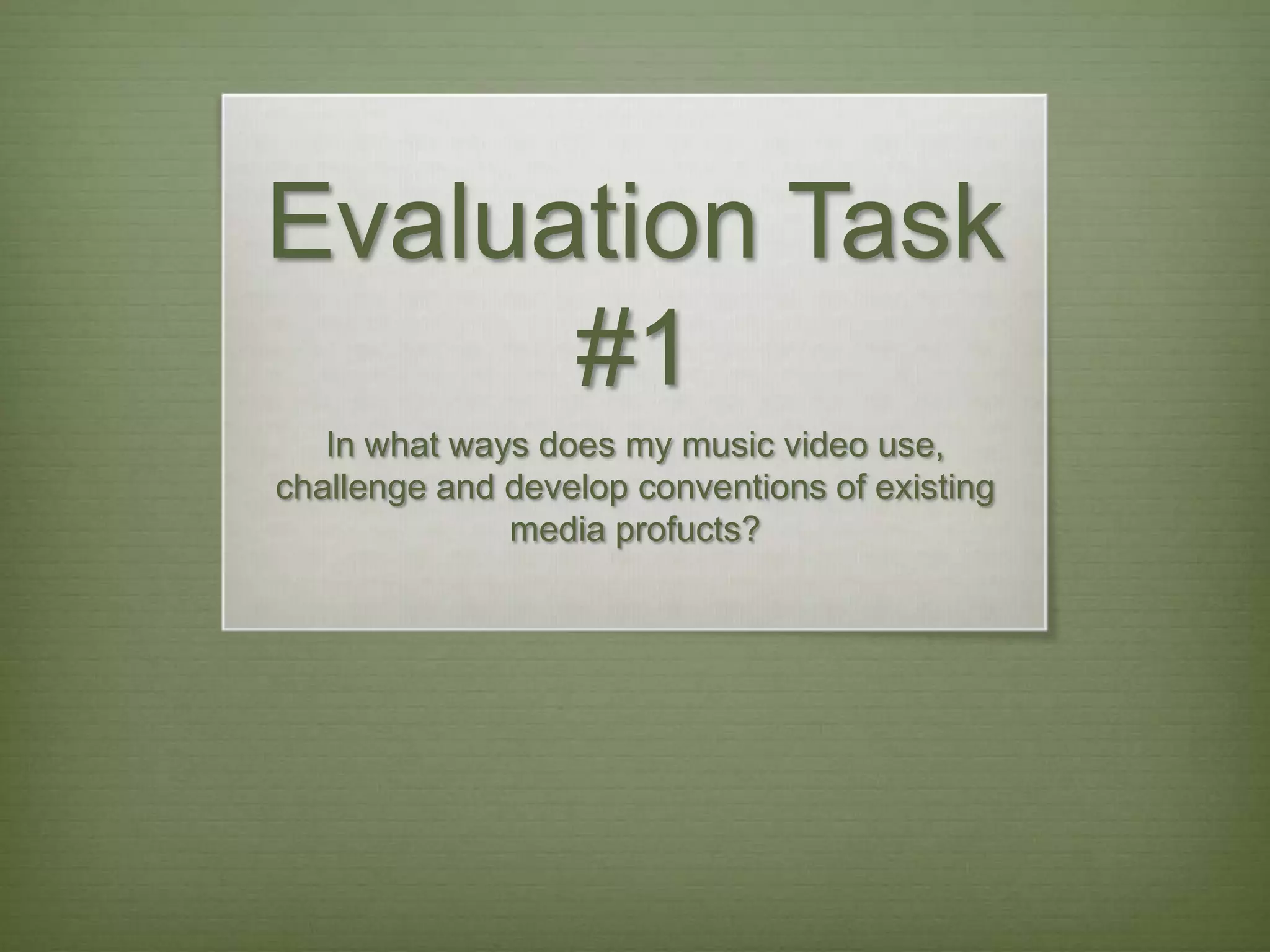 Task1 evaluation! | PPT