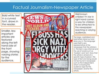 Task 1, factual page layout | PPT