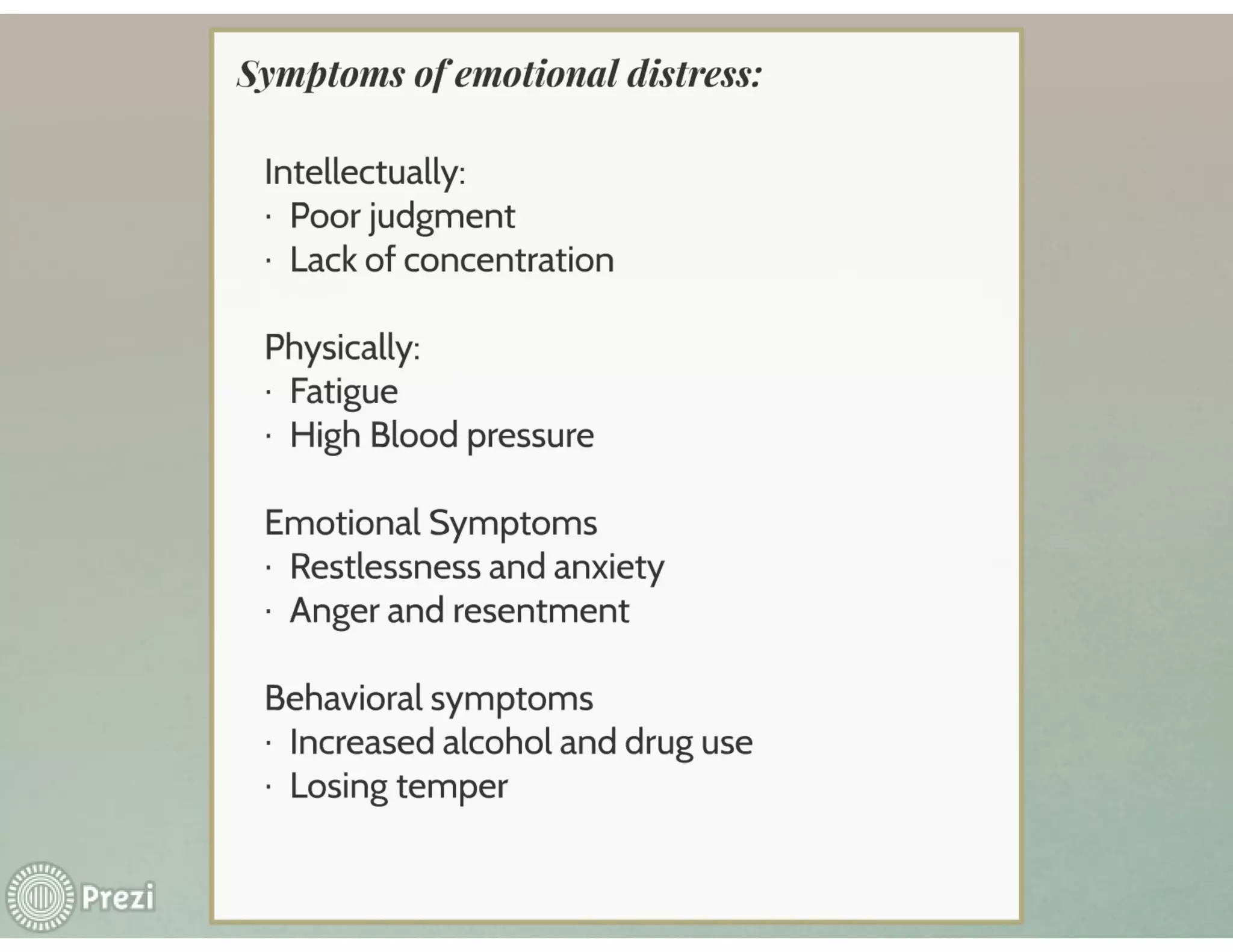 Causes of Emotional Distress Among Malaysian Teachers | PPT
