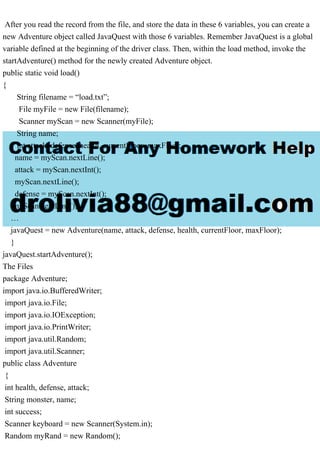 TASK #1In the domain class you will create a loop that will prompt.pdf