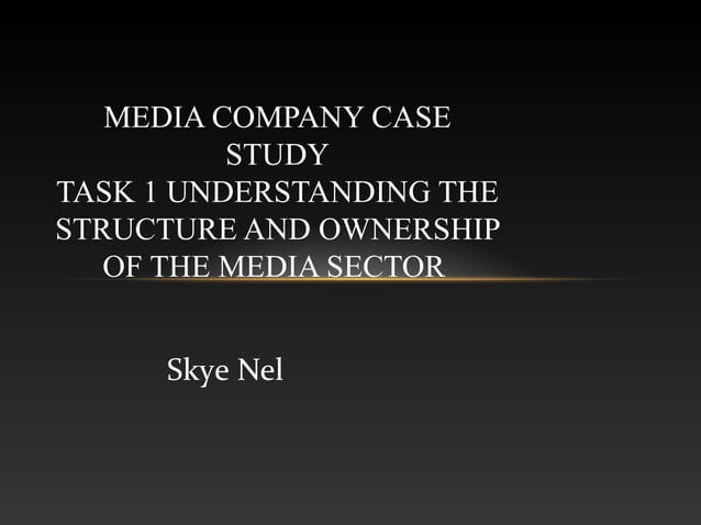 Task 1 ownership case study | PPT