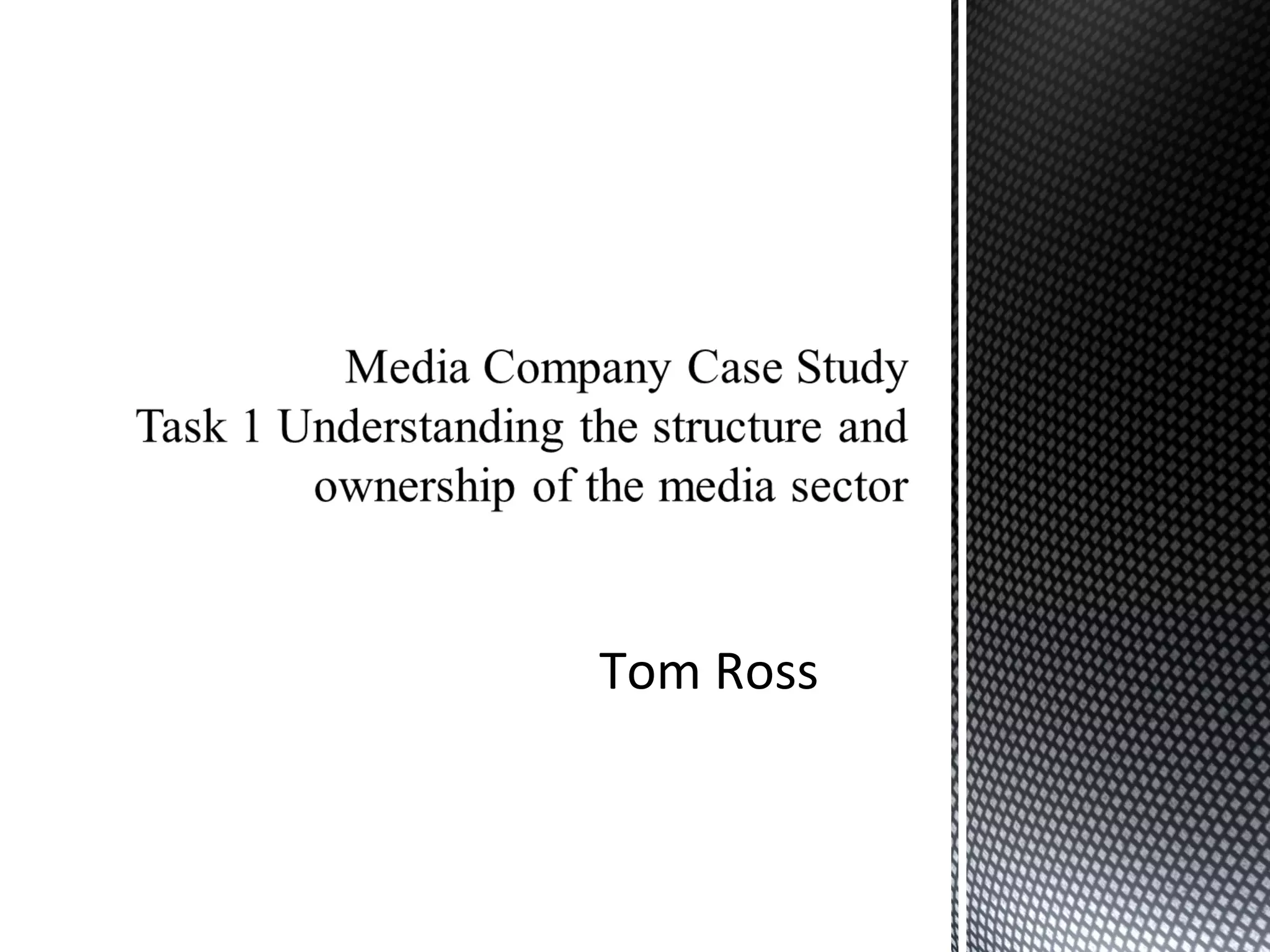 Task 1 ownership case study | PPT