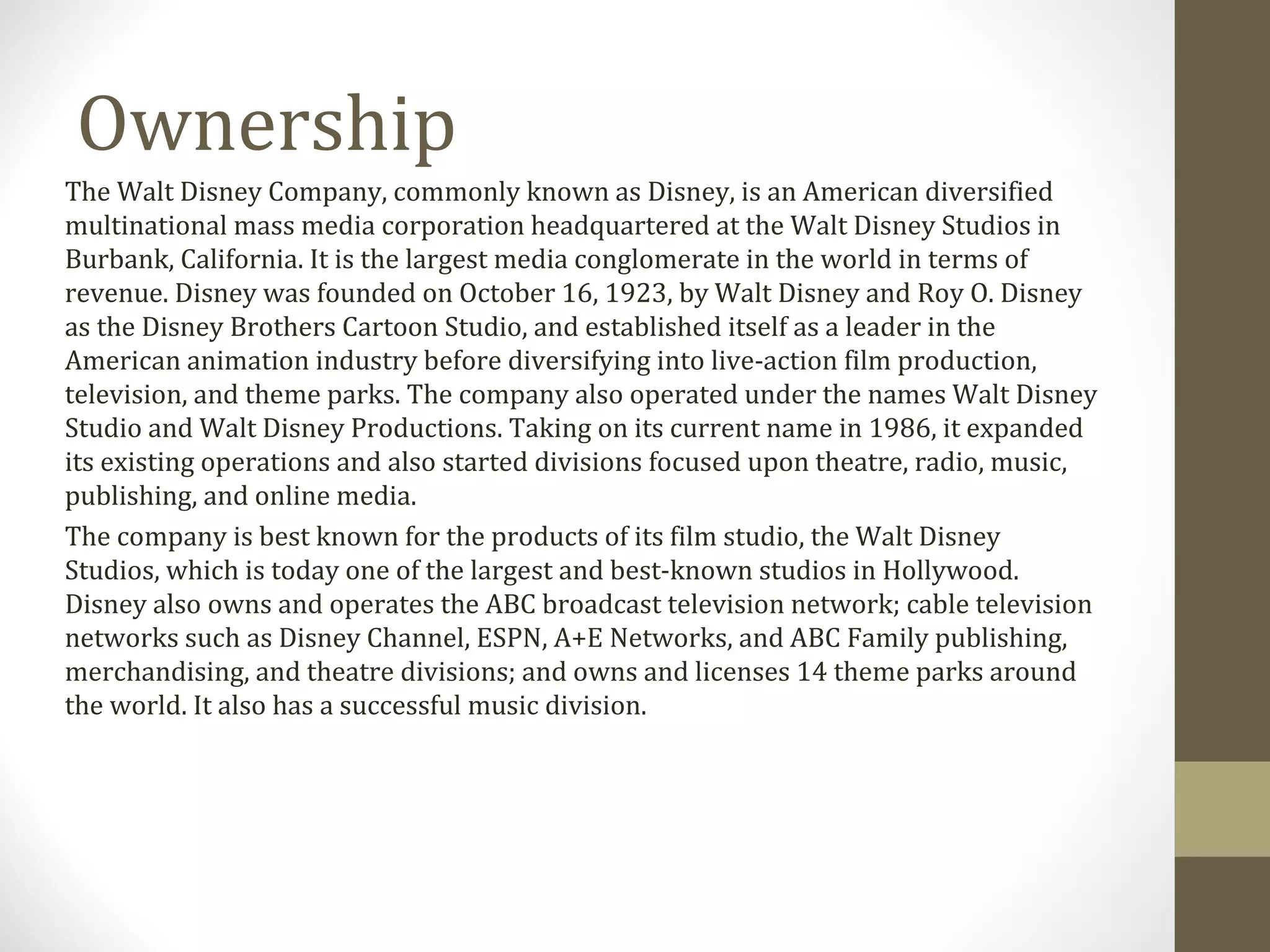 Task 1 ownership case study 2 | PPT