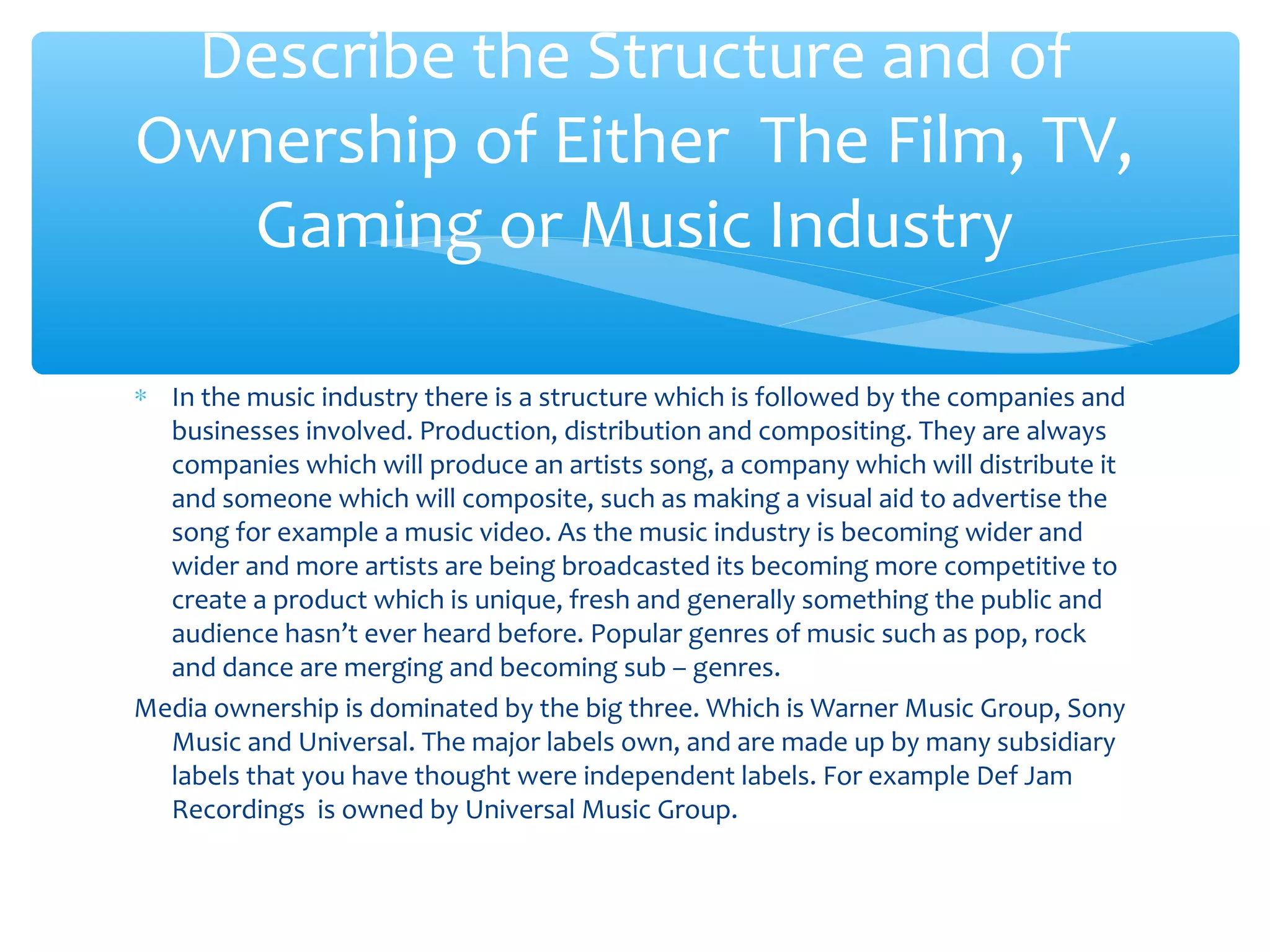 Task 1 ownership case study | PPT