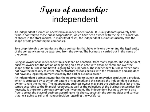 Task 1 ownership case study | PPT