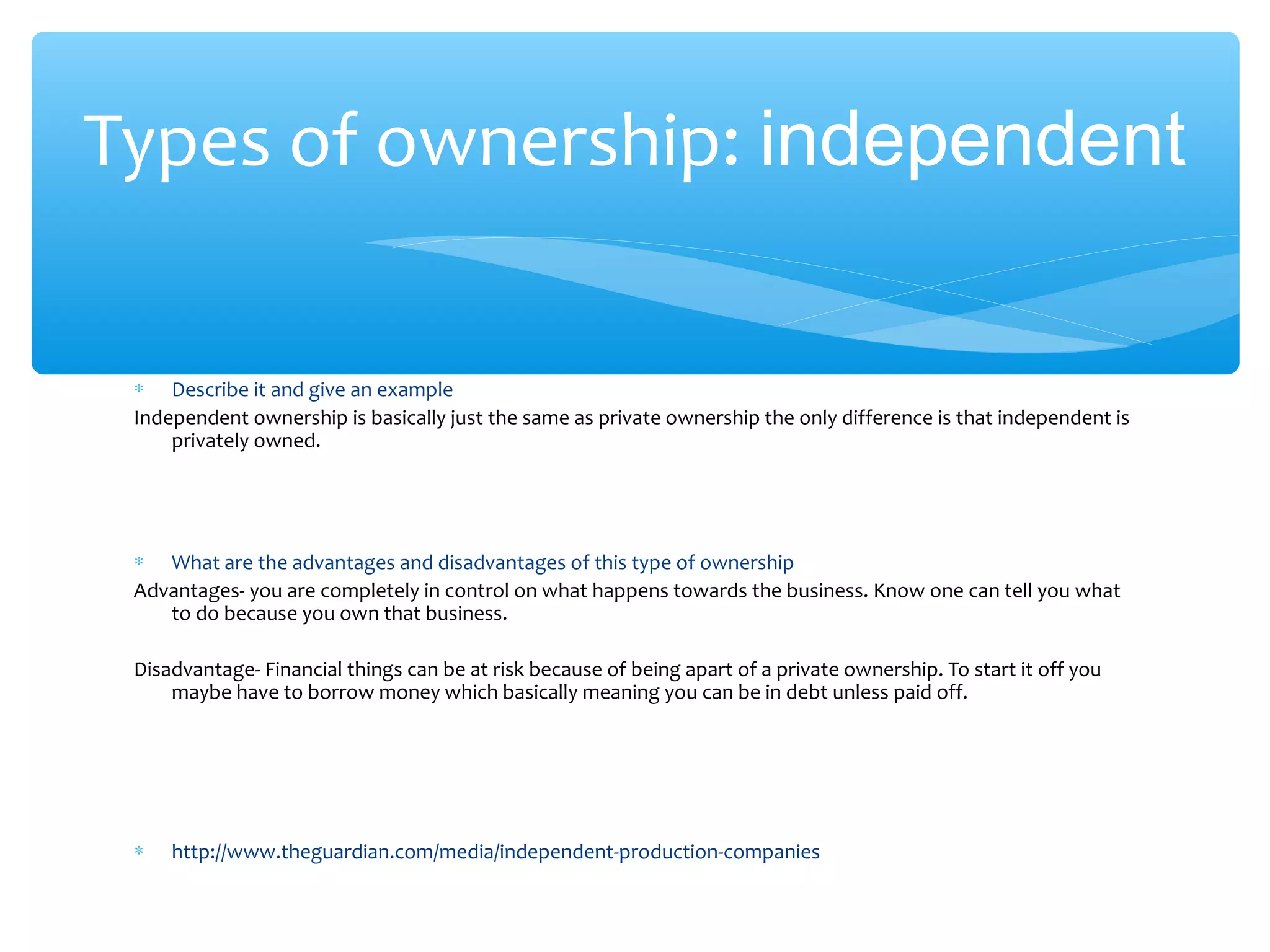 Task 1 ownership case study | PPT