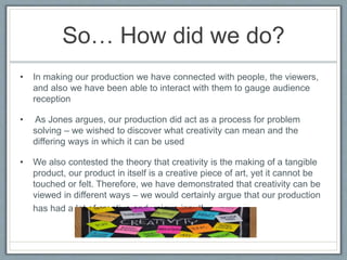 Task 1 part 1 theoretical production | PPT