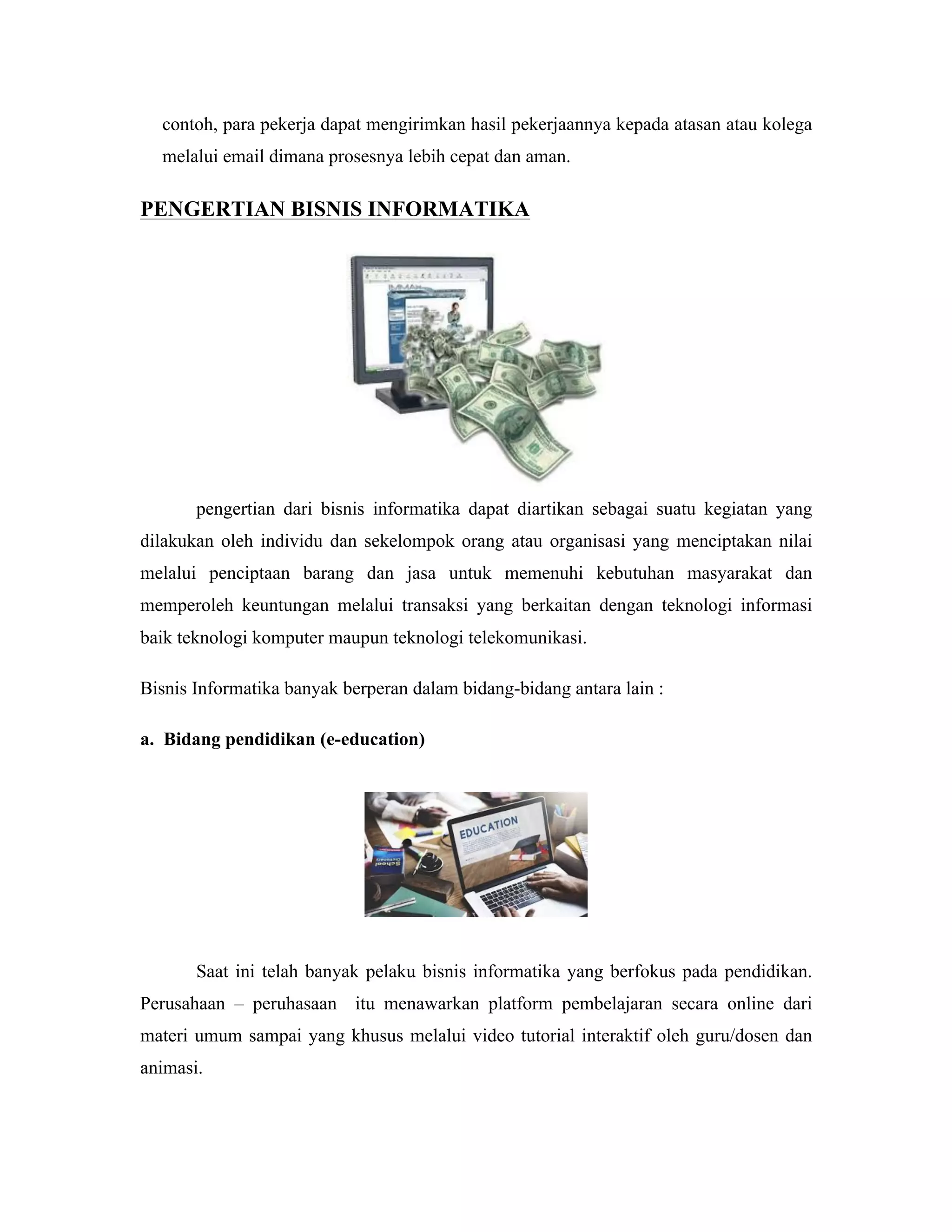 Task 1 pengantar bisnis informatika | PDF