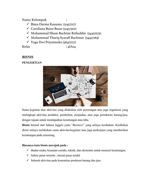 Task 1 pengantar bisnis informatika | PDF