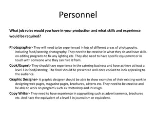 Task 1 pre production pro-forma | PPT