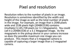 Task 1 technical glossary | PPTX | Cameras and Camcorders | Consumer ...