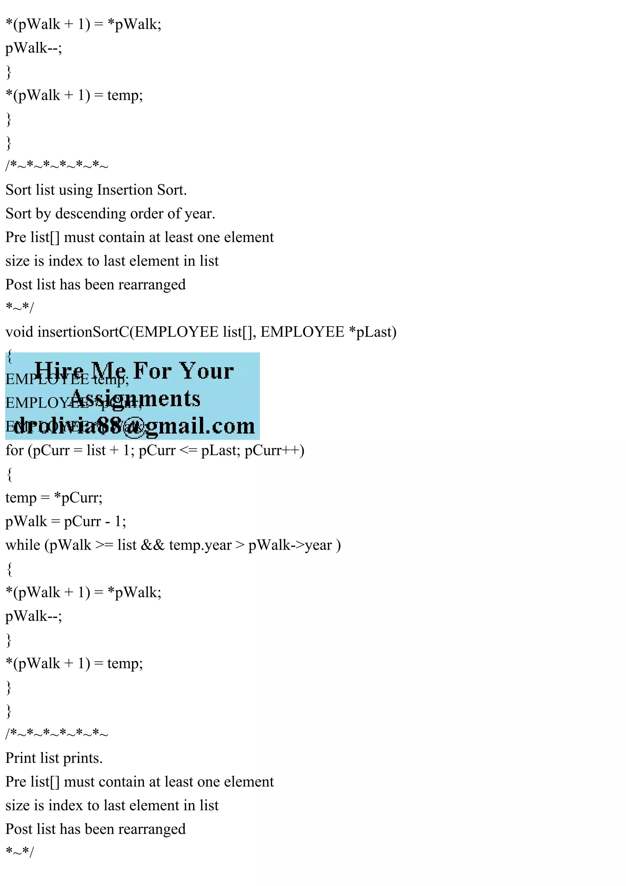 Task 1this Program Sorts An Array Of Employee Structures Usinpdf