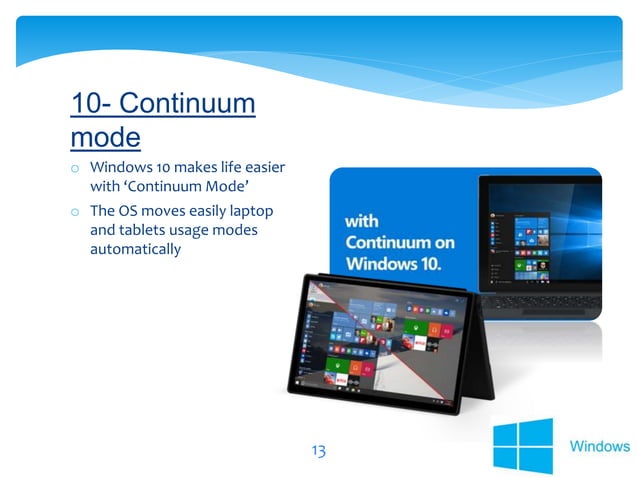 Features of Windows 10 | PPT
