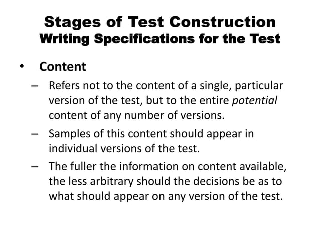 Types of Tests, | PPTX