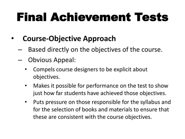 Types of Tests, | PPTX
