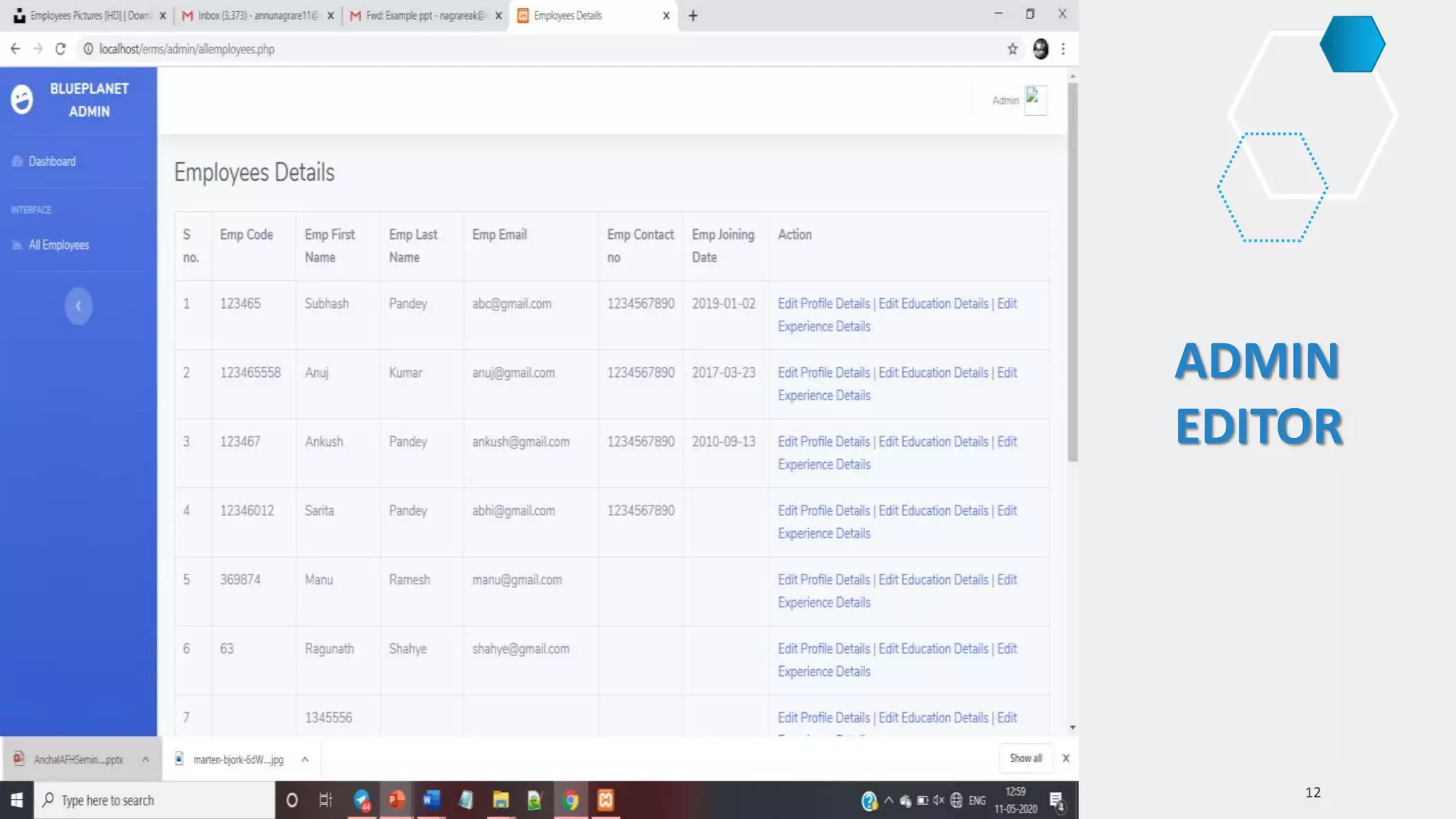 Employee Management System | PPTX