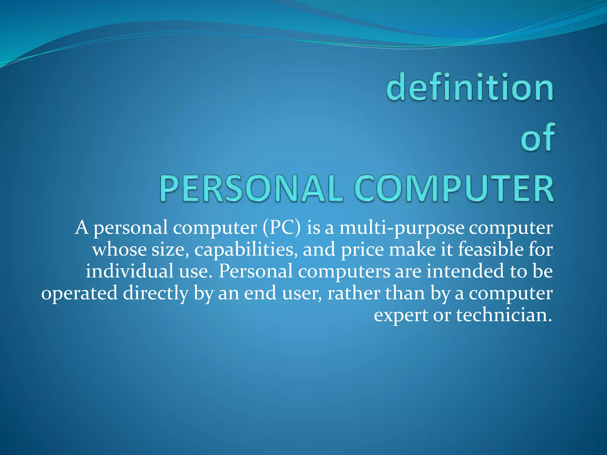 types ofcomputer | PPTX | Computing | Technology & Computing