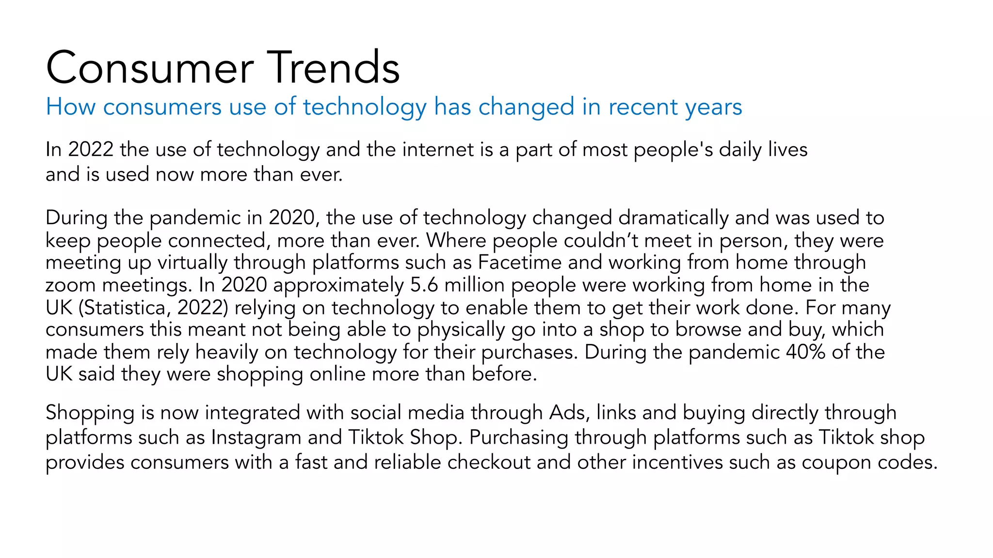 Consumers use of Technology | PPT