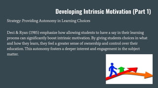 Task 2: Motivating Students to Grow in Their Learning | PPTX