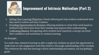 Task 2: Motivating Students to Grow in Their Learning | PPT