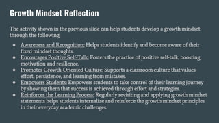 Task 2: Motivating Students to Grow in Their Learning | PPT