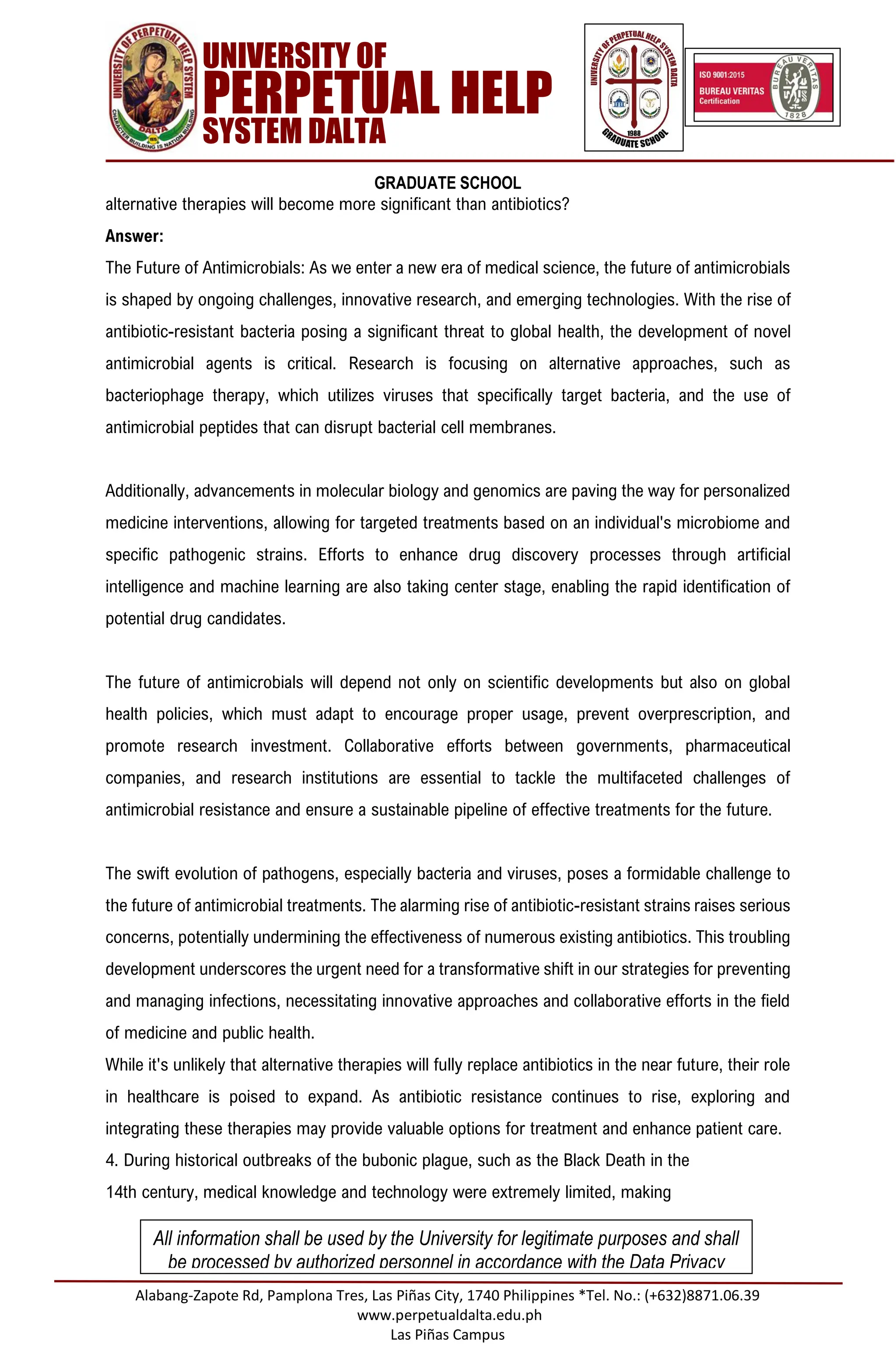 MICROBIOLOGY AND PARASITOLOGY -(TASK #2) | PDF