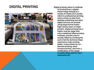 Task 2 - printing techniques | PPTX