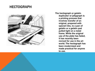 Task 2 - printing techniques | PPTX