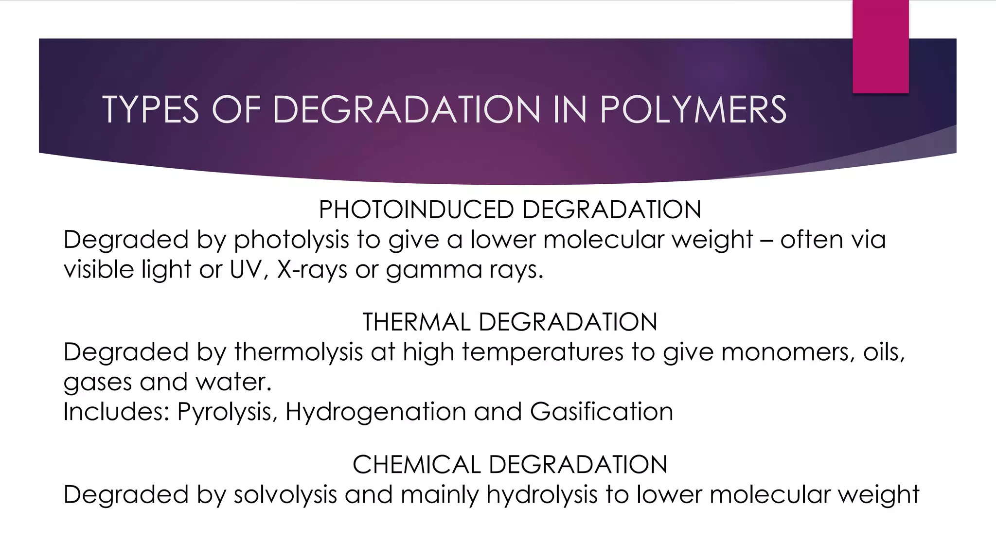 The Environmental Behaviour Of Polymers | PPTX
