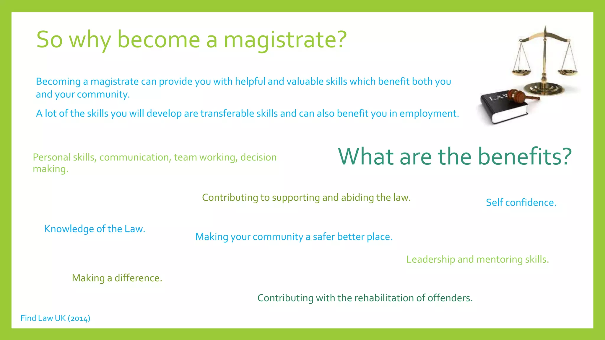 Task 2 Lay Magistrates Recruitment Presentation | PPTX | Crime ...