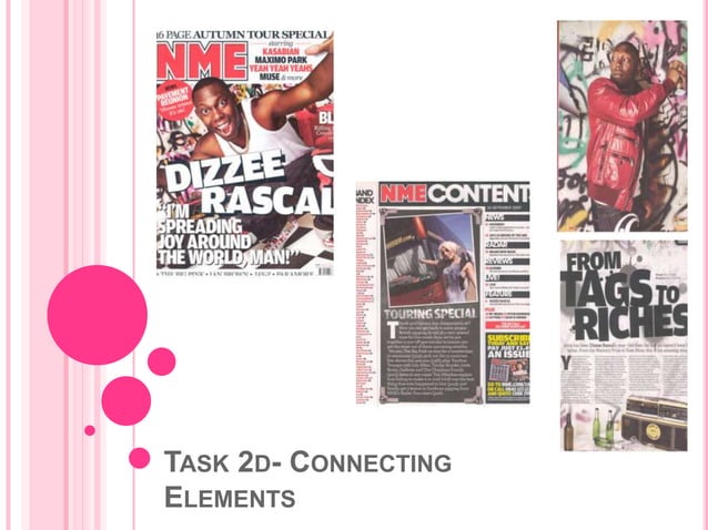 Task 2- magazine cover, contents & double page spread | PPTX
