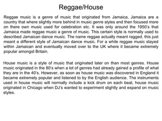 Unit 29 - Music Video - Task 2 Powerpoint | PPTX