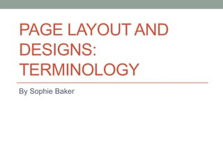 Task 1: Layouts | PPT