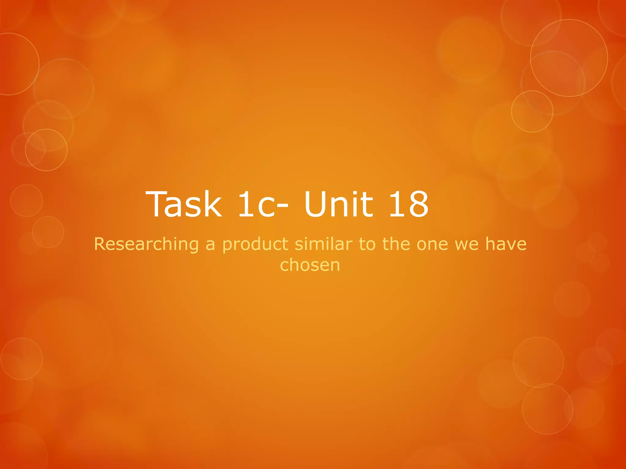 Task 2 unit 18 - volvic | PPTX | Food & Drink