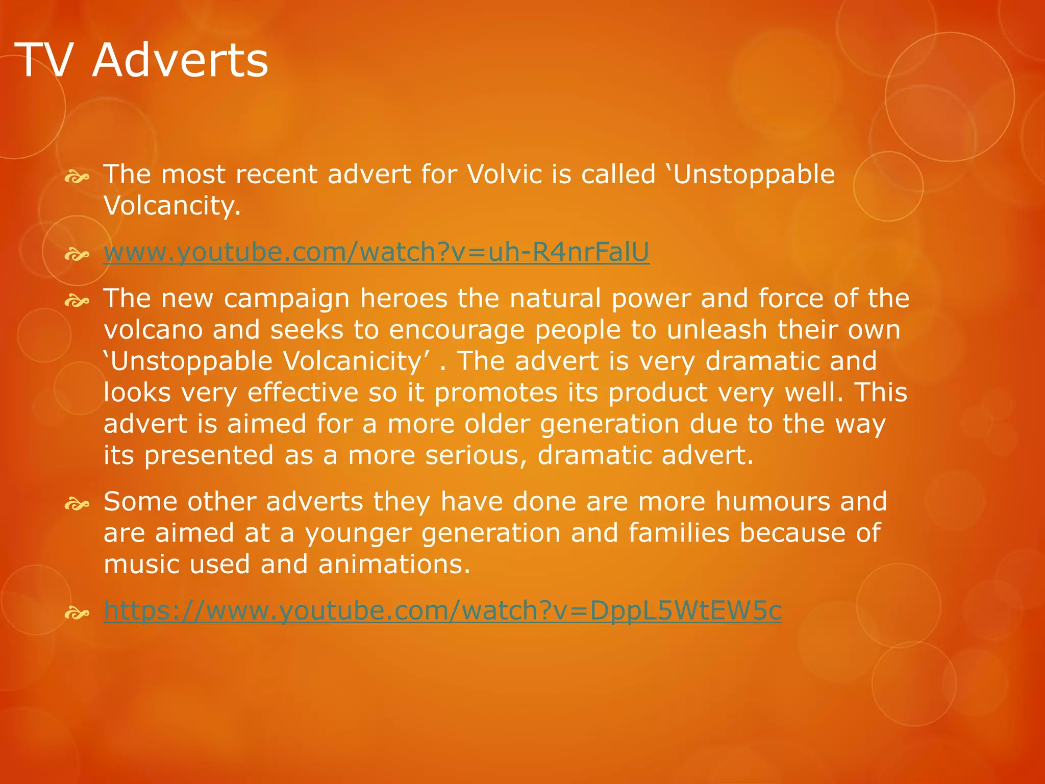 Task 2 unit 18 - volvic | PPTX | Food & Drink