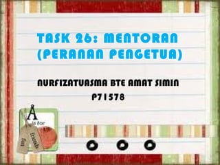 Task 26:Mentoran (Peranan Pengetua) | PPT