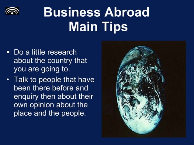 Doing Business Abroad | PPT | Business Travel | Travel Type