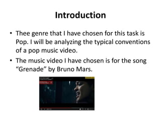 Genre Music Video Analysis | PPTX