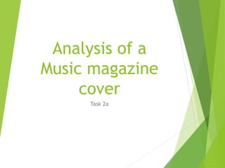 Analysis of NME magazine cover,contents and spread | PPTX