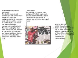 Analysis of NME magazine cover,contents and spread | PPTX