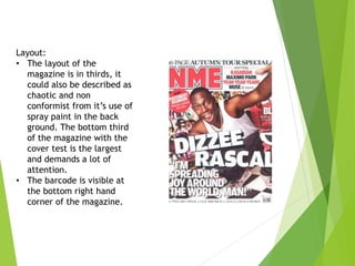Analysis of NME magazine cover,contents and spread | PPTX