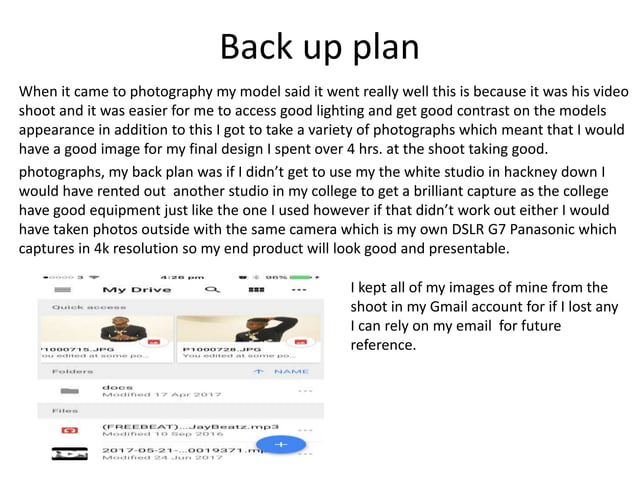 Task 2A evaluation photography | PPT
