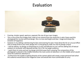 Task 2A evaluation photography | PPT